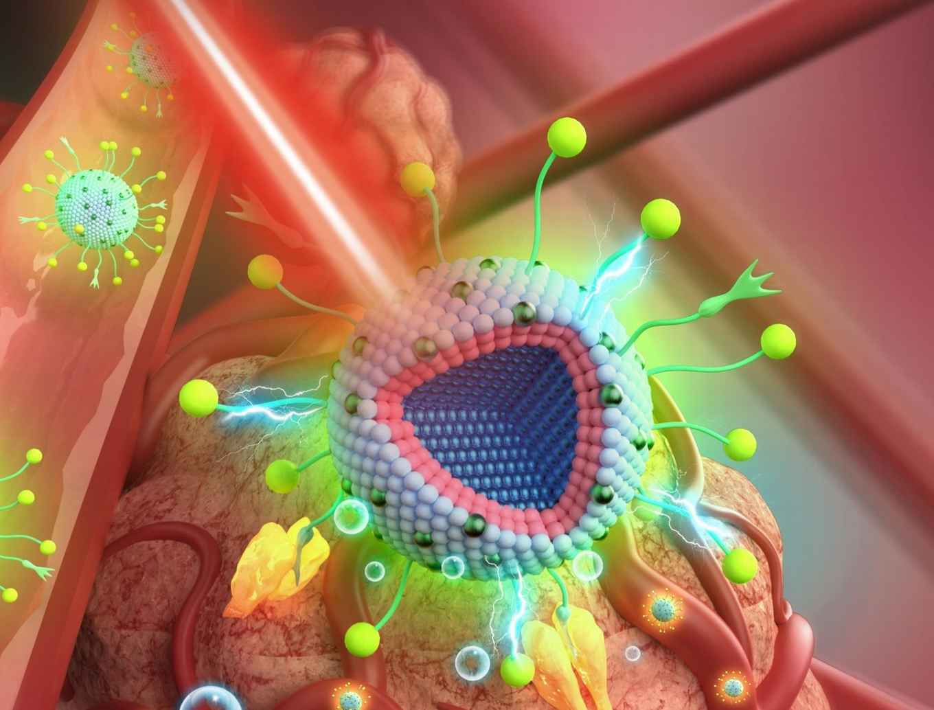 Novel nanoparticles with potential for enhanced deep tumour therapy ...