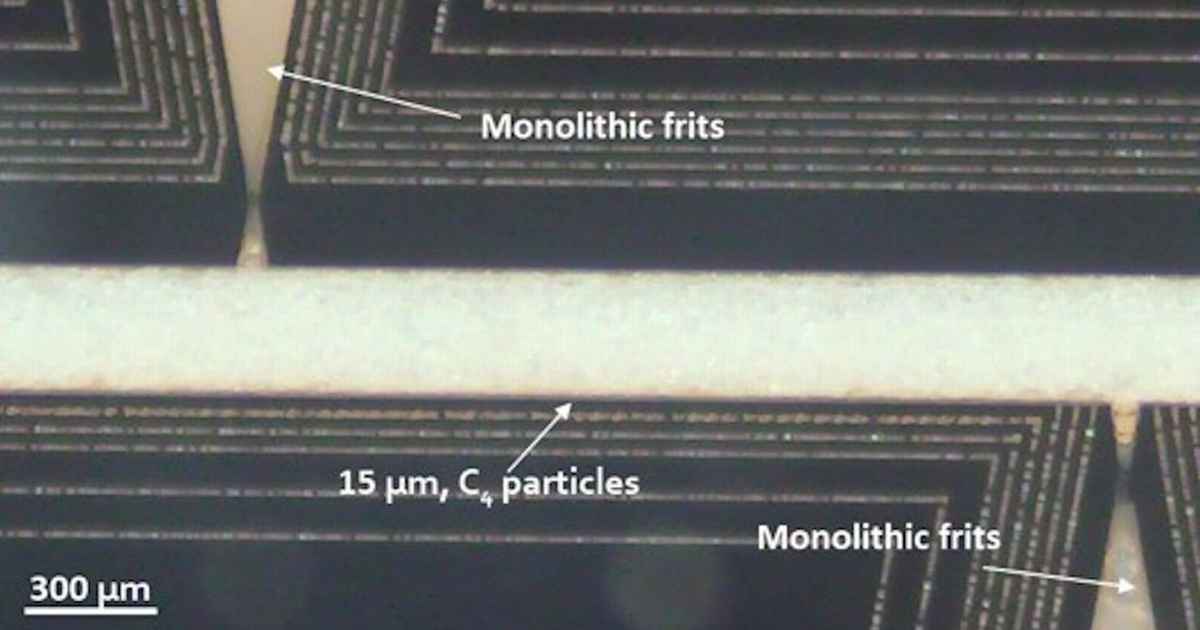 Fabrication of monolithic features for chip-based multidimensional ...